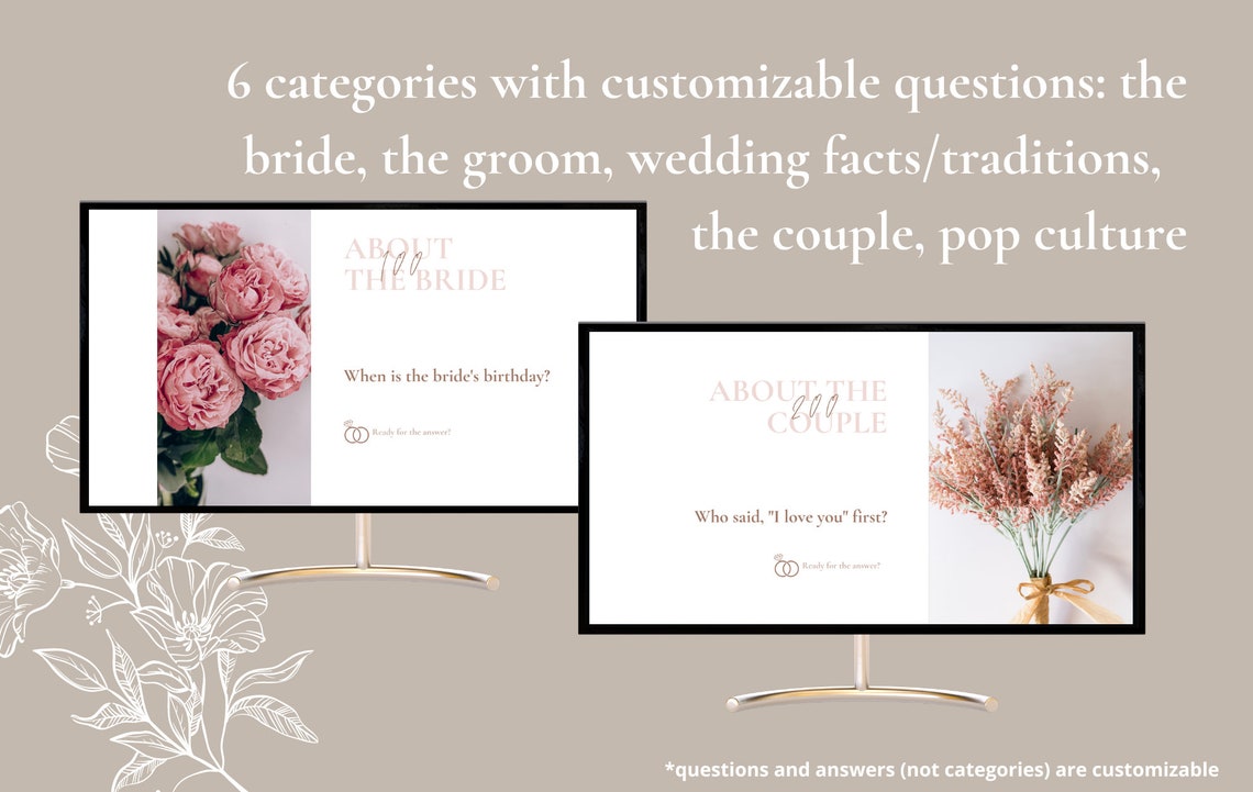 The Bridal Jeopardy Bridal Shower Game Digital Download - Etsy