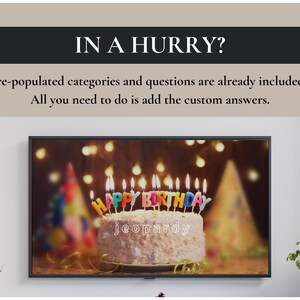 Birthday Jeopardy | Custom Birthday Party Game | Digital Download ...