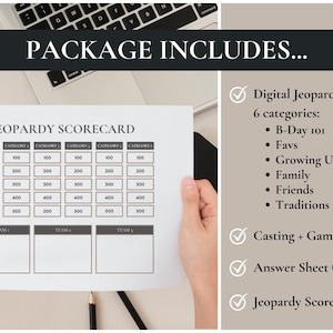 Birthday Jeopardy | Custom Birthday Party Game | Digital Download ...
