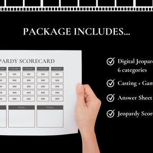 Movies Jeopardy Volume 3 | Movie Trivia Game | Movie Night Game | Movie ...
