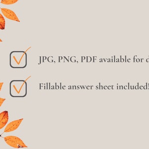 Bridal Jeopardy Printable for Fall Fall Bridal Jeopardy Game Fall ...