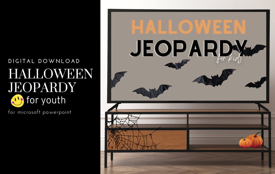 Halloween Kids Jeopardy Halloween Jeopardy for Kids Jeopardy Digital ...