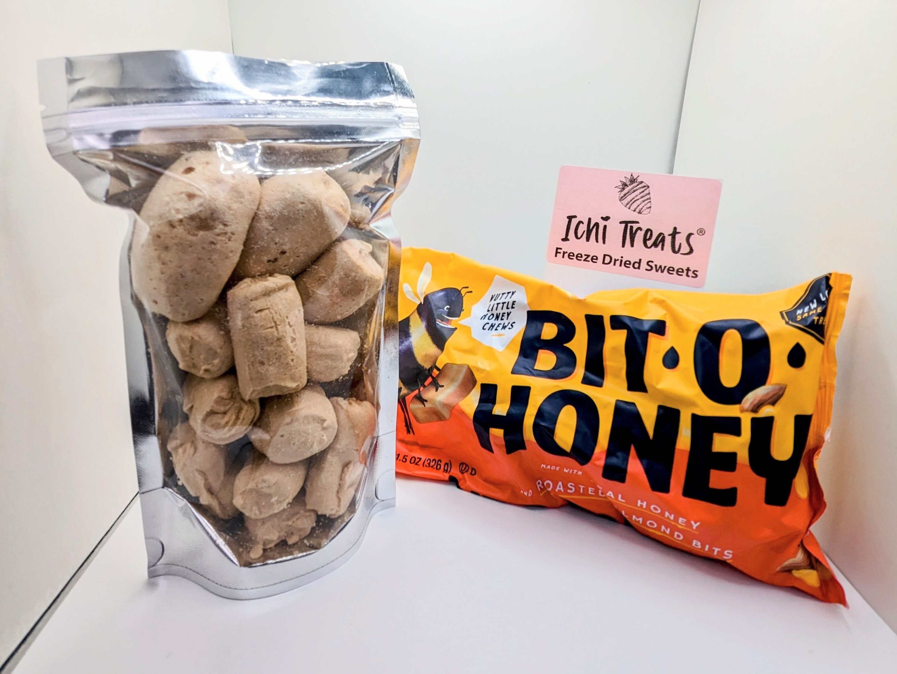 Freeze Dried Honey Puffs, Made W/ Bit-o-honey, 2.3 Oz, Tiktok Trendy ...