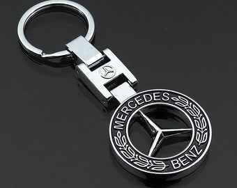 Mercedes Metal Keychain - Etsy