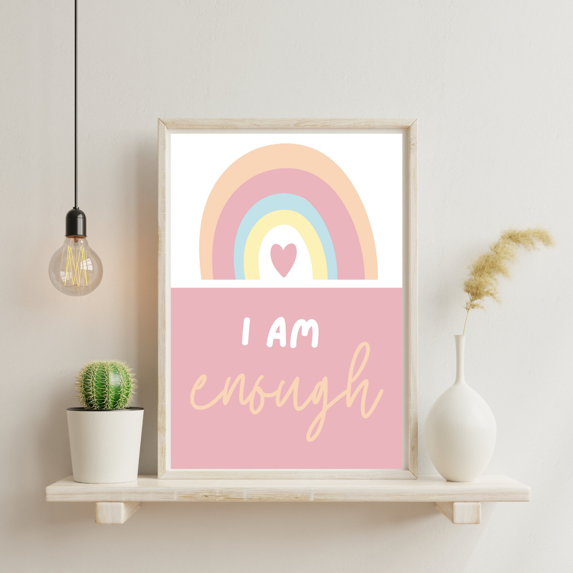 Pastel Rainbow Positive Affirmation Posters L Set of 10 L A4 - Etsy
