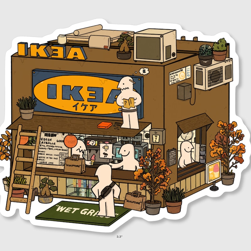 Cardboard Box Stickers - Etsy