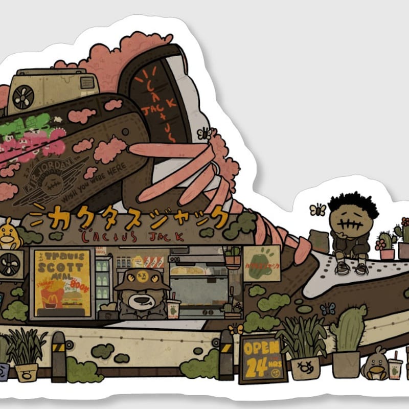 Travis Scott Stickers - Etsy