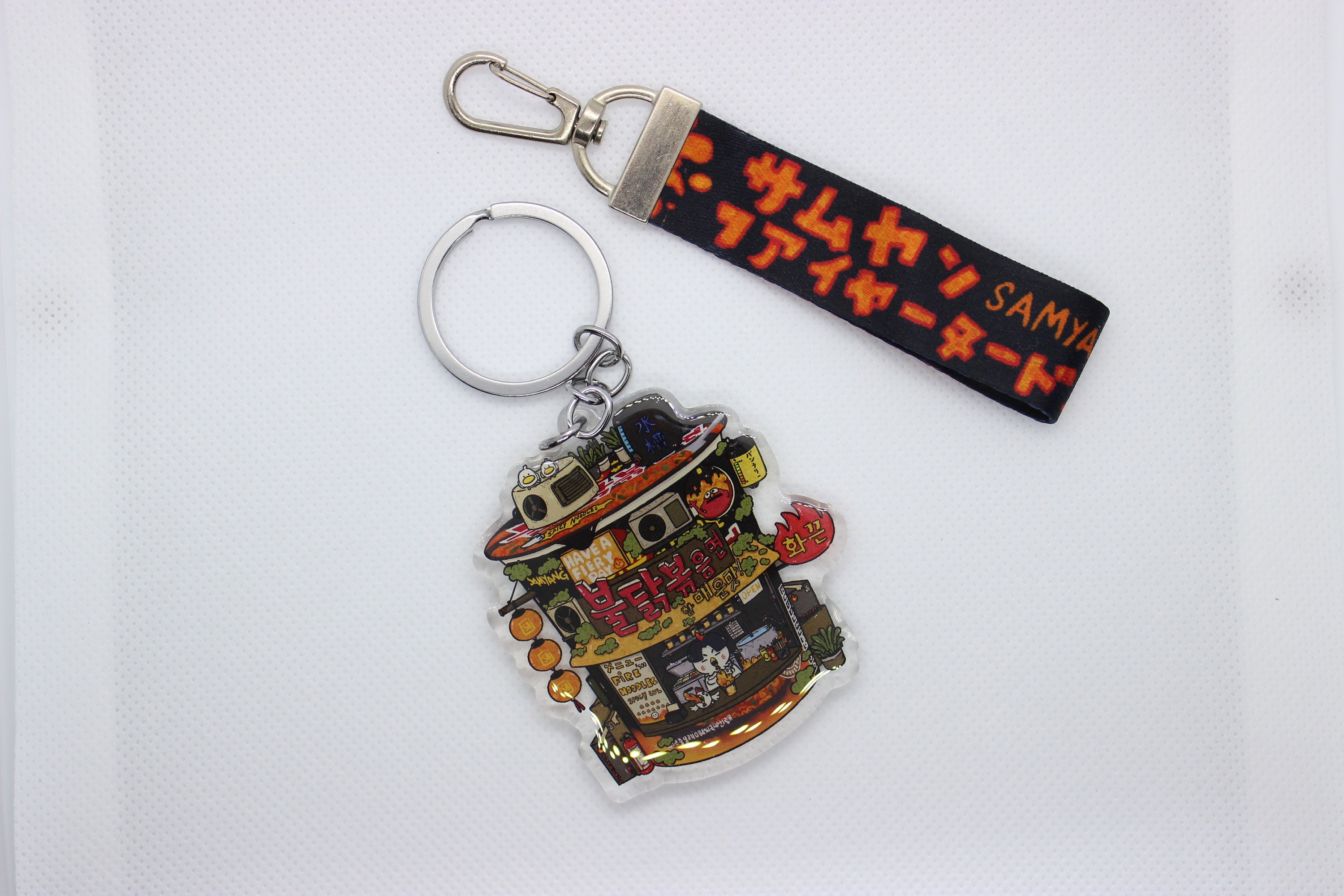 Spicy Ramen Keychain W/ Lanyard | Gift Ideas for Anyone/any Occasion ...