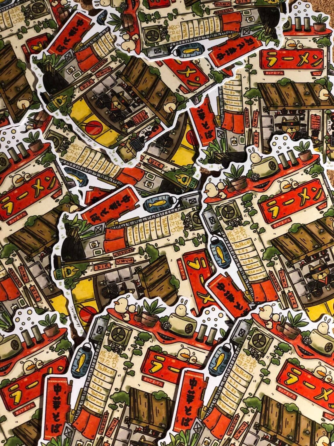 Cup Ramen Stall Sticker - Etsy