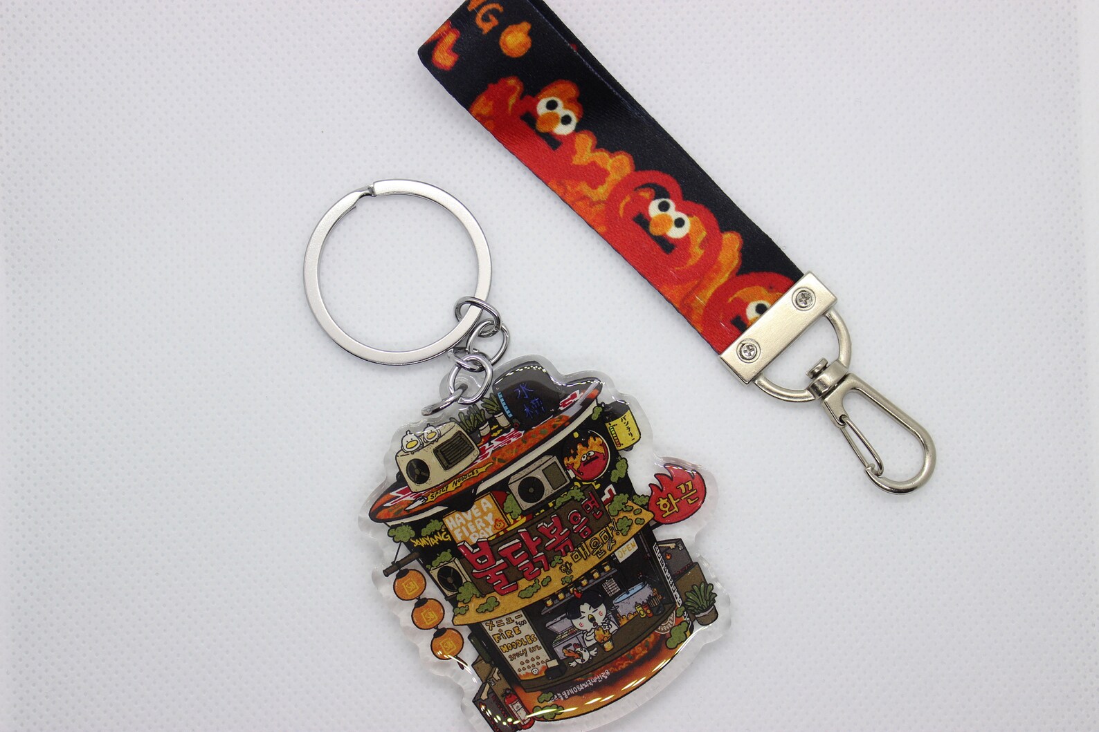 Spicy Ramen Keychain W/ Lanyard Gift Ideas for Anyone/any Occasion ...