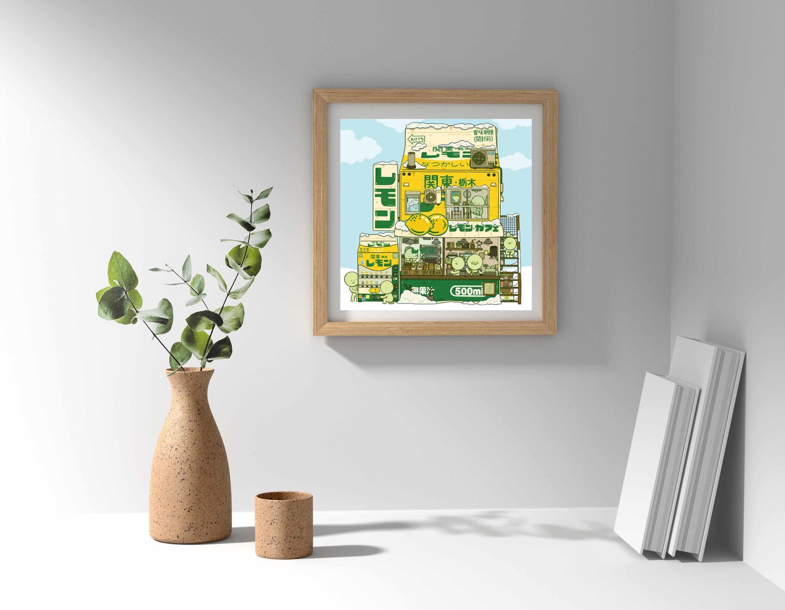 Smiski Cafe | Art Print, Wall Art, 8x8 Print, 11x11 Print, Trendy Decor ...