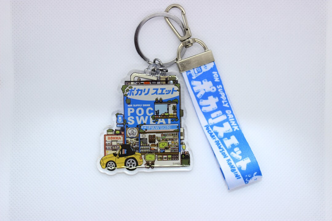 Pocari Box Keychain W/ Lanyard | Gift Ideas for Anyone/any Occasion ...