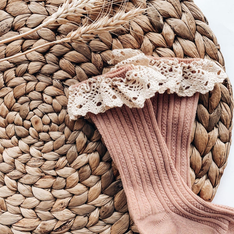 White Lace Socks - Etsy