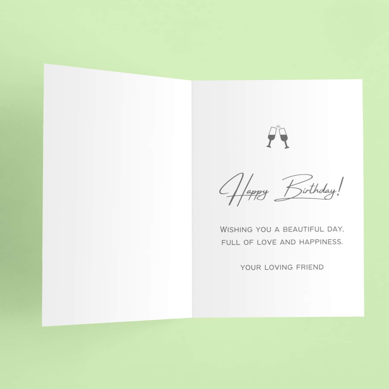 Printable Birthday Card Message Birthday Card Message - Etsy