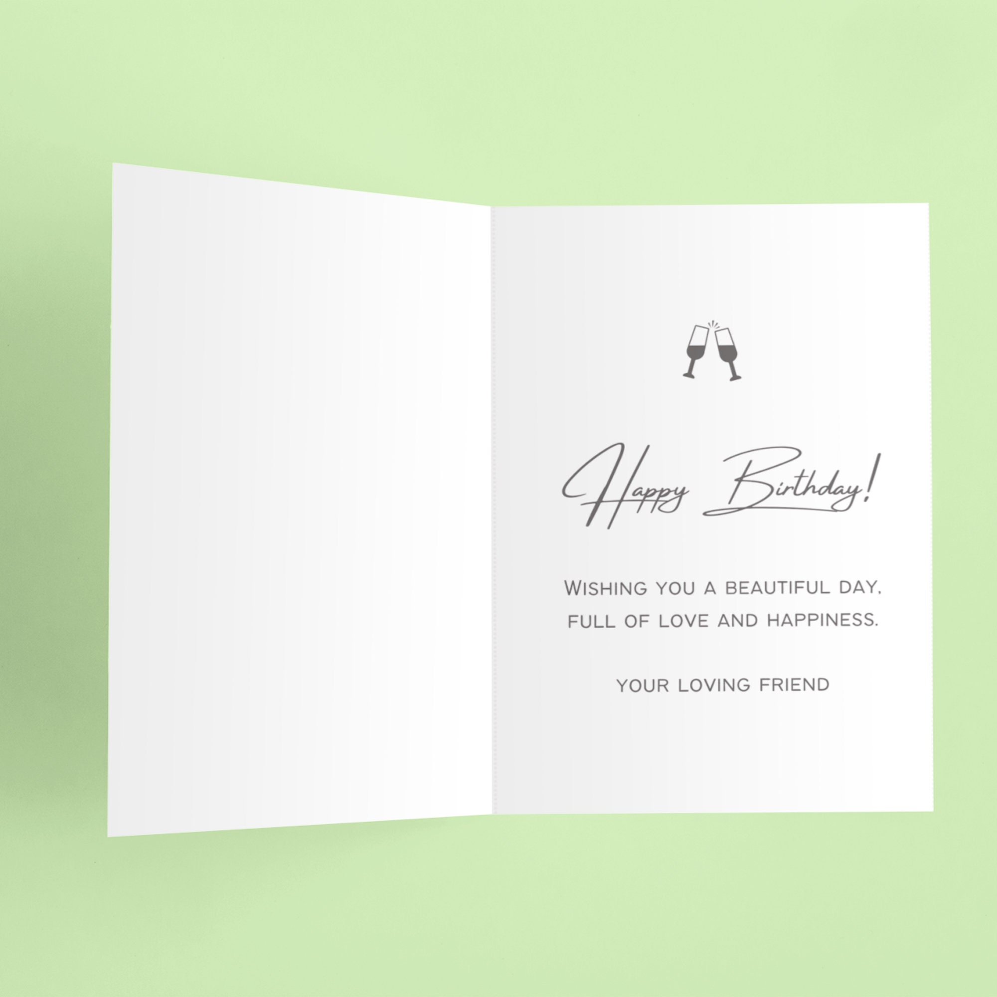 Printable Birthday Card Message, Birthday Card Message, Birthday ...