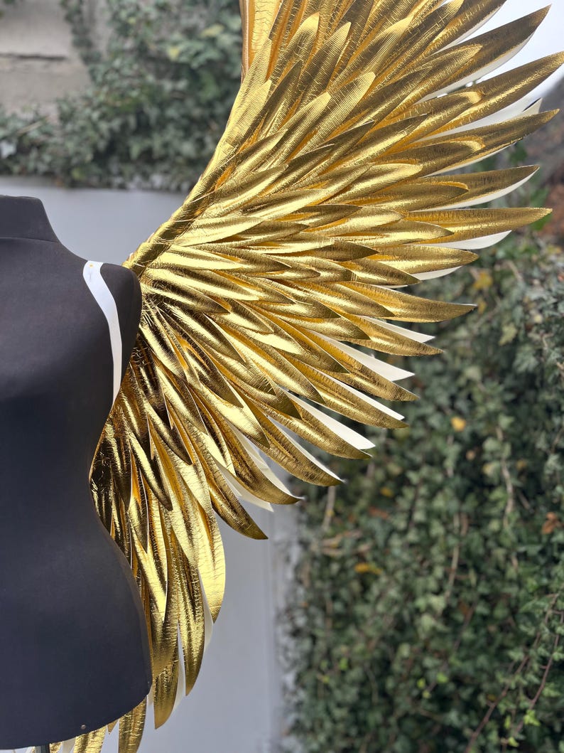 Large Golden or Silver Angel Wings,angel Wings for Show, Gold or Silver ...