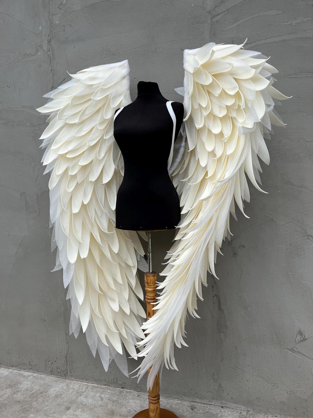 White Angel Wings,angel Wings for Show - Etsy