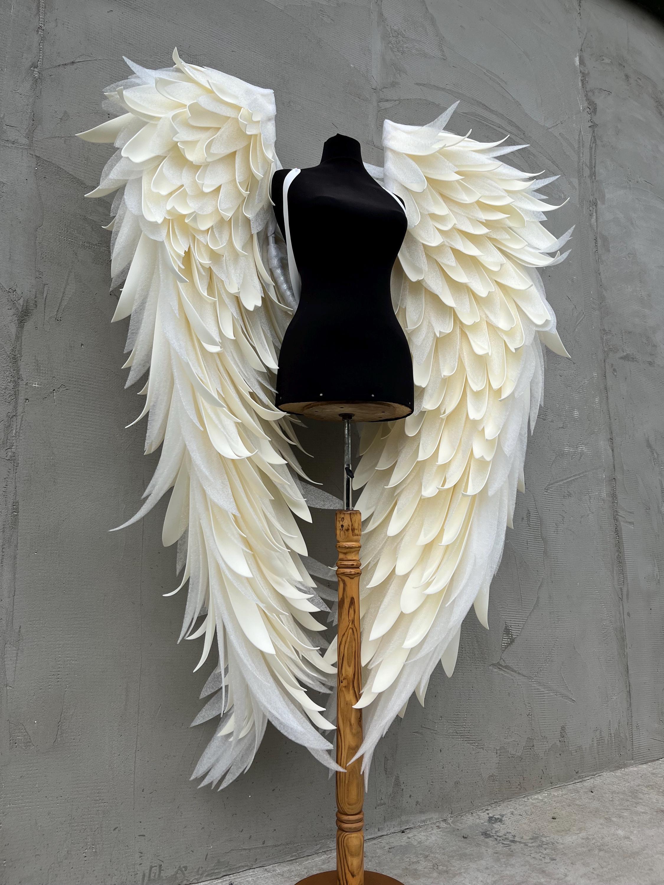 White Angel Wings,angel Wings for Show - Etsy