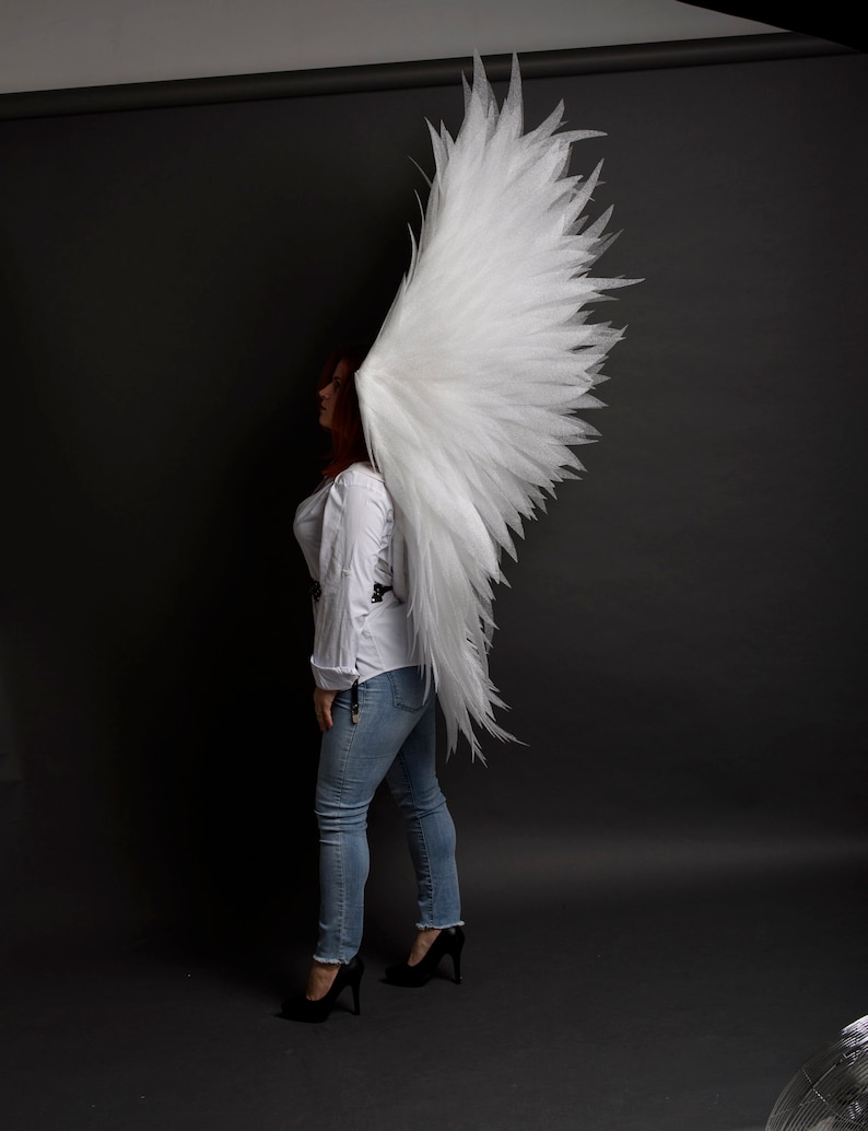 White Angel Wings,angel Wings for Show - Etsy