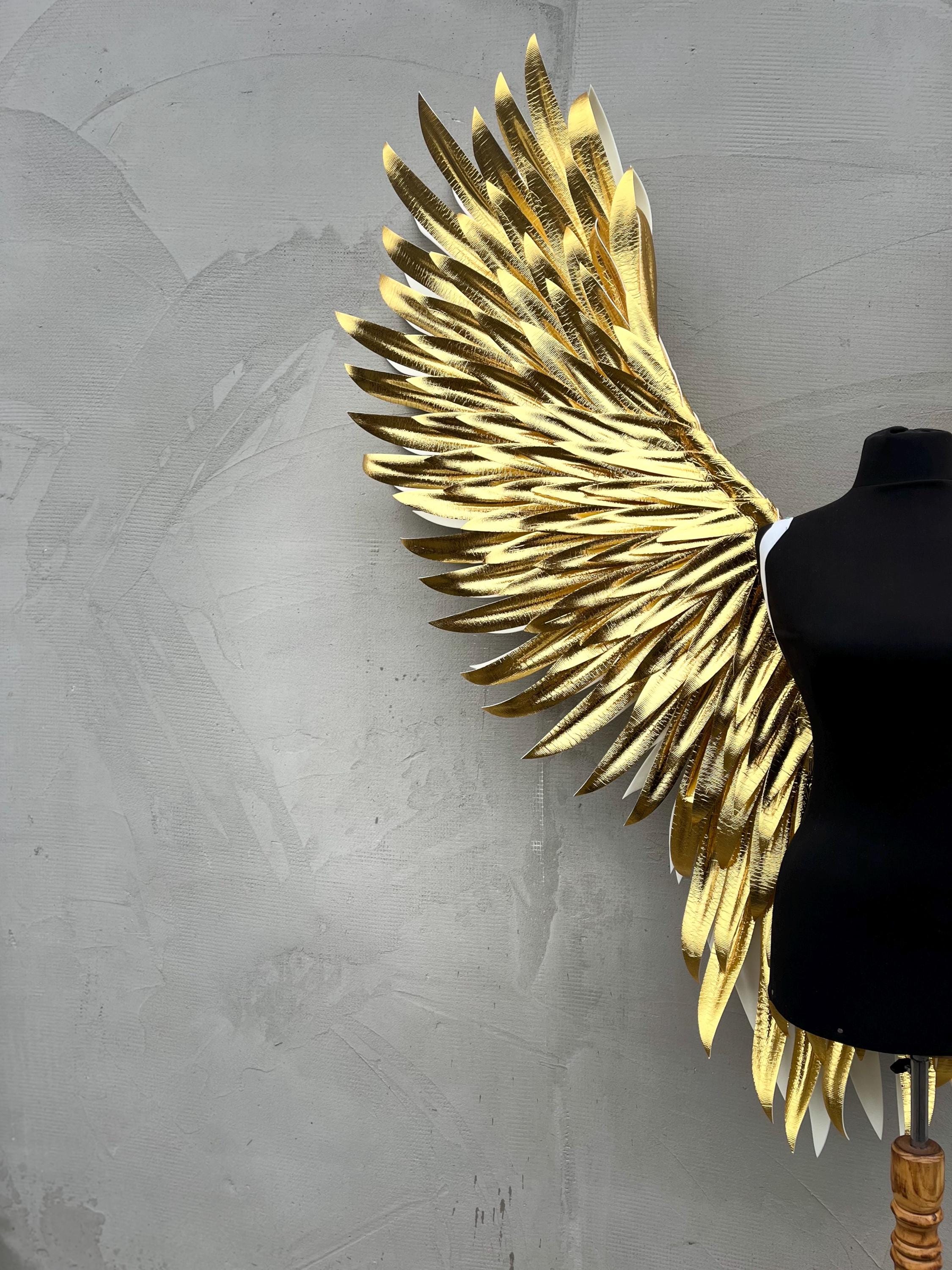 Large Golden or Silver Angel Wings,angel Wings for Show, Gold or Silver ...