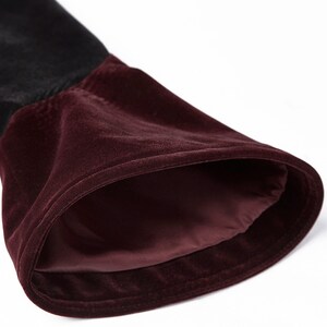 Halloween Gothic Jacket, Black & Red Womens Gothic Velvet Jacket, Simply Stunning Womens Gothic ...