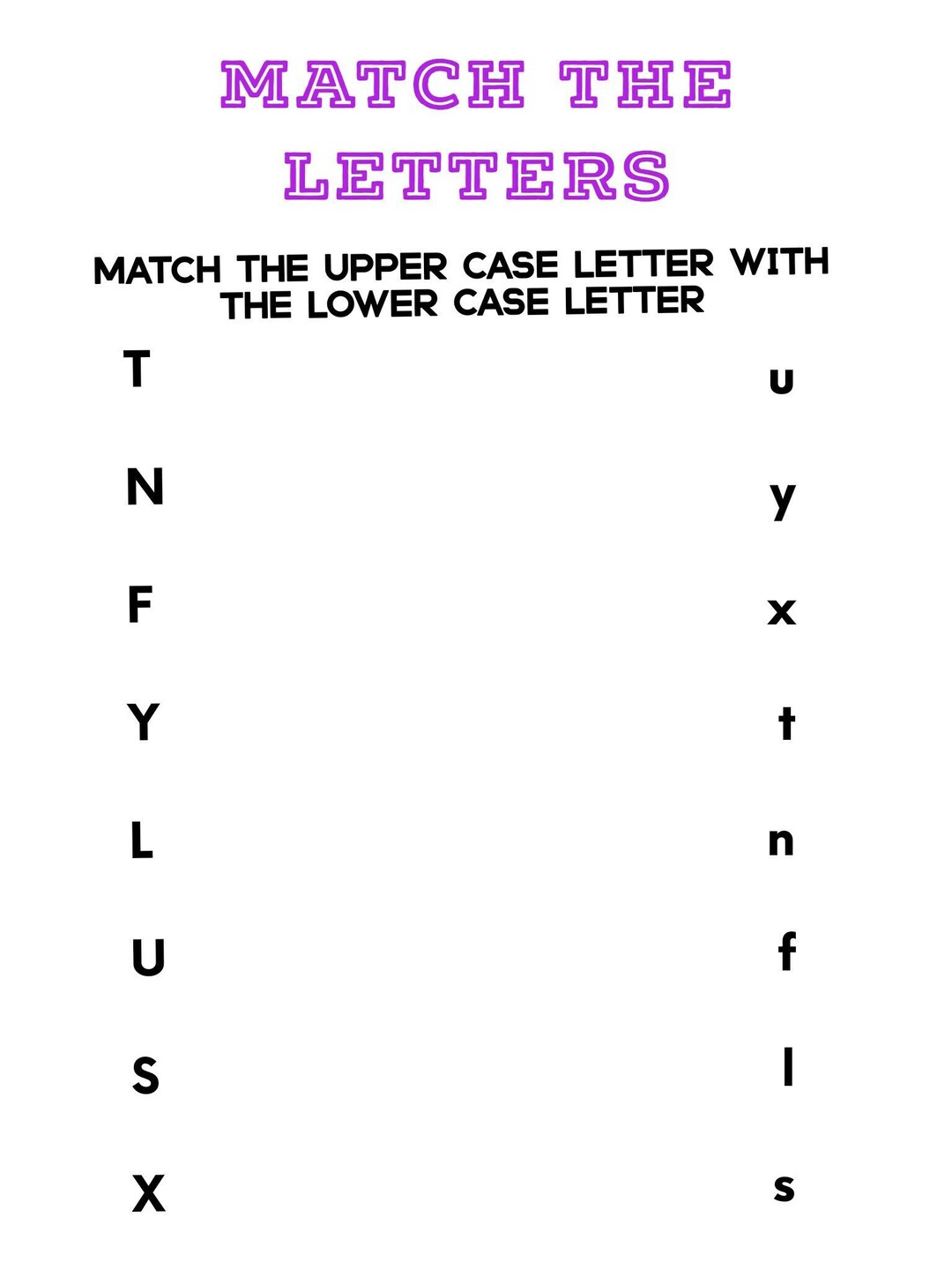 Math the Letters Worksheet Instant Printable Digital Download - Etsy