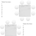 Wedding Seating Chart Template: Circle & Square Tables (digital ...