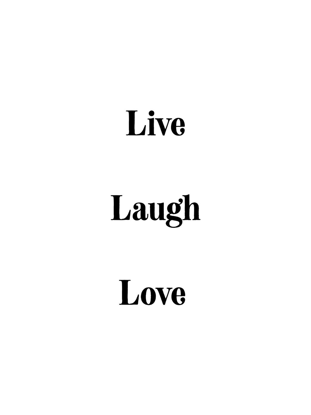 Live Laugh Love Wall Art Printable Digital Download - Etsy