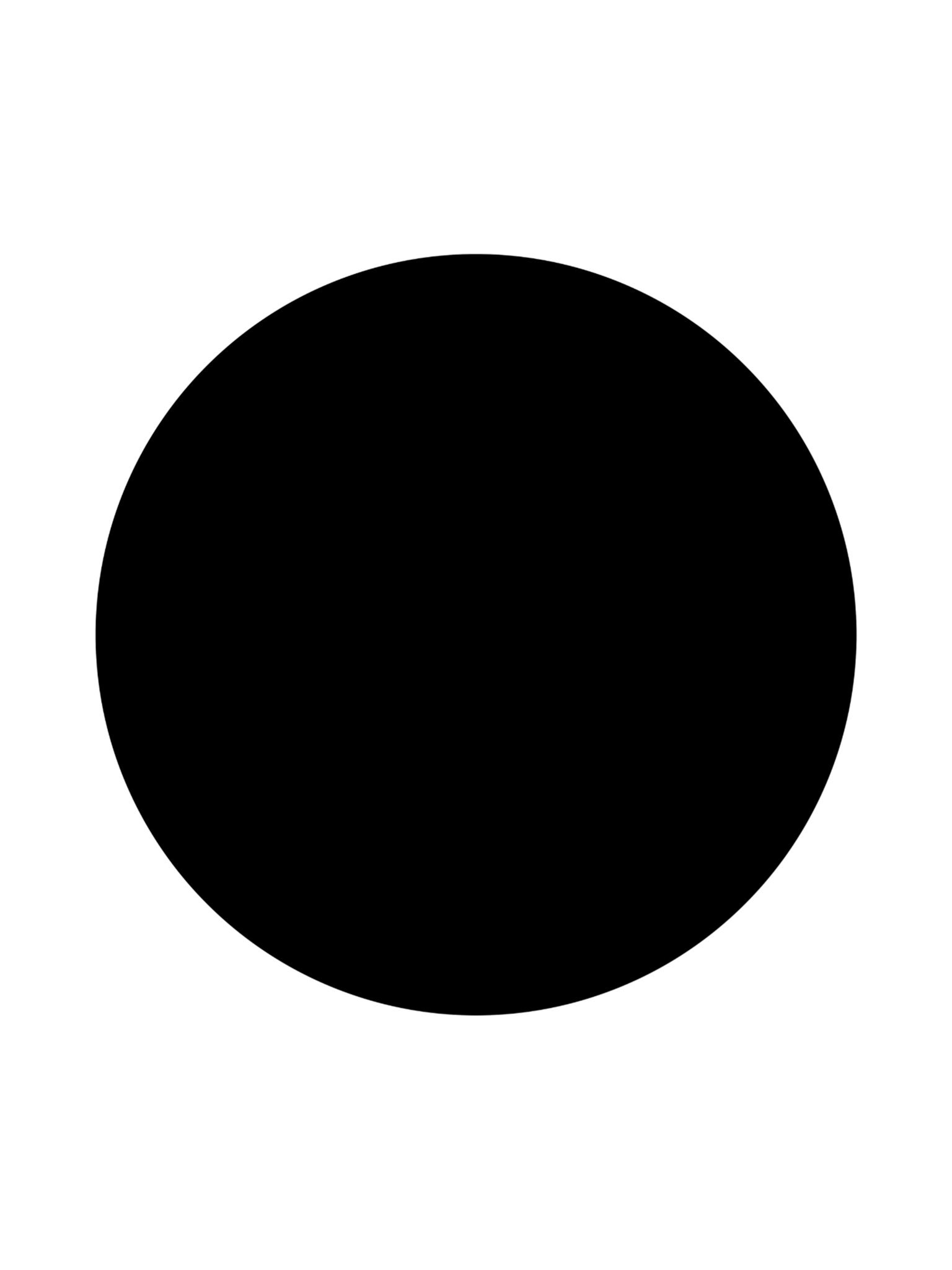 Black Circle, Template, Wall Art, Simplistic, Black and White, Instant ...