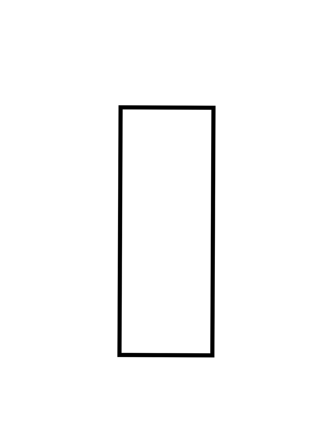 Capital Letter I, Template, Colouring Sheet, Colouring Page, Instant ...