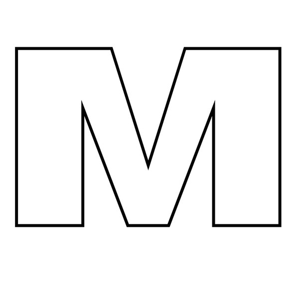 Capital Letter M - Etsy