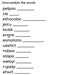 Printable Word Scramble Puzzle Game (digital Download) - Etsy