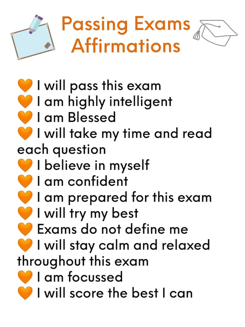 Passing Exams Affirmations, Students, Leaning, Tests, Homeschool ...