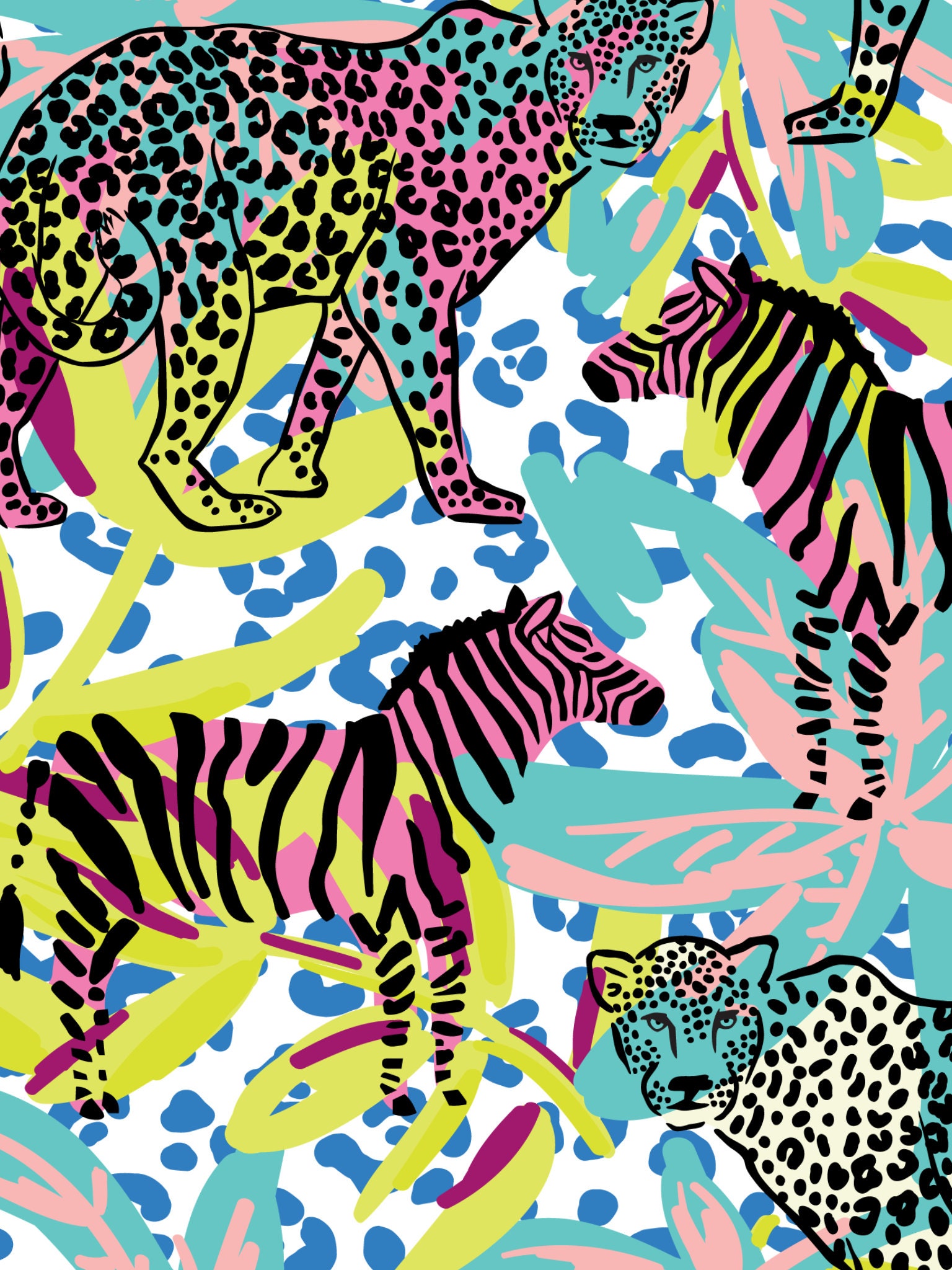 Wild Life Wall Art Instant Printable Digital Download - Etsy
