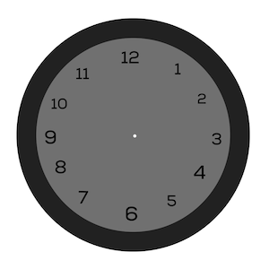 Blank Clock, No Hands, Telling the Time, Learning the Time, Home ...