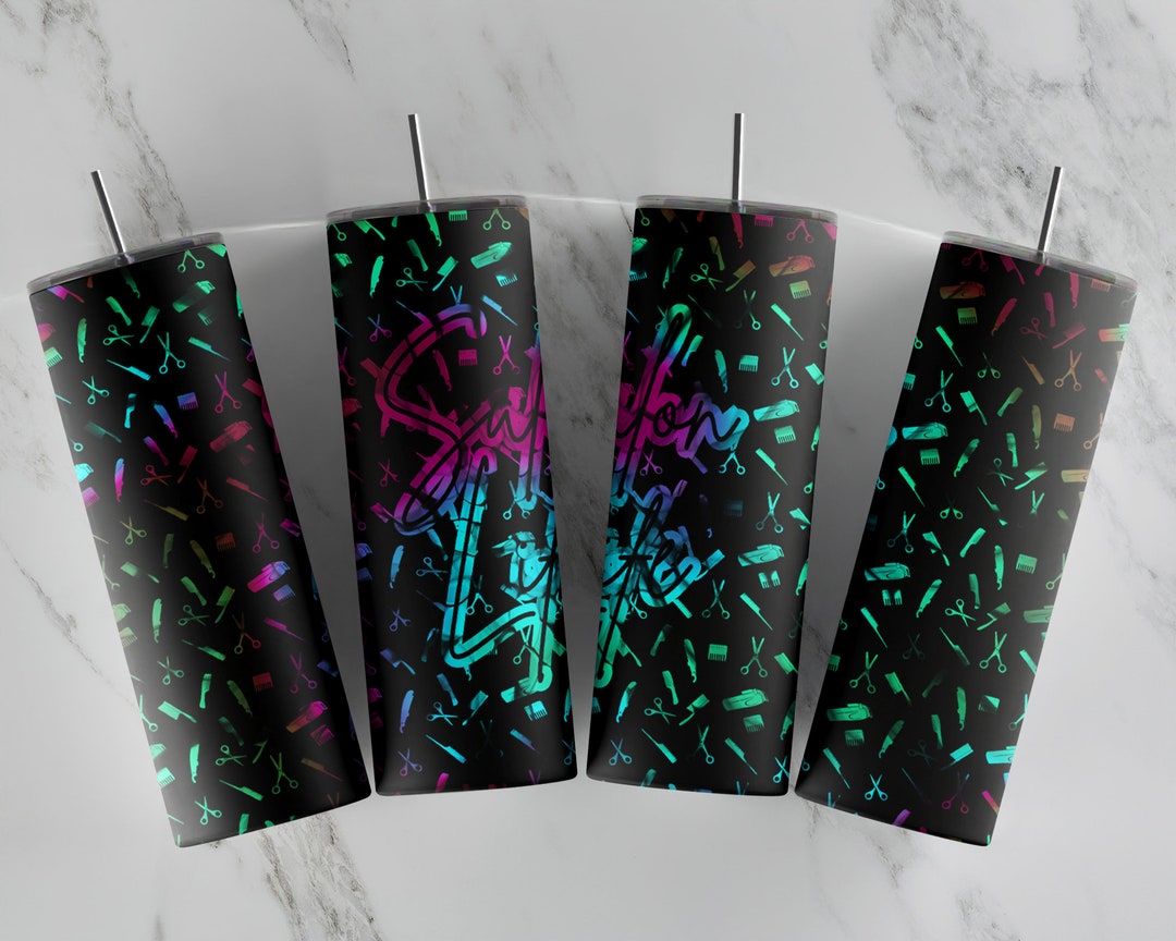 Salon Life 20oz Straight Tumbler Sublimation Design PNG Gift Wrap - Etsy