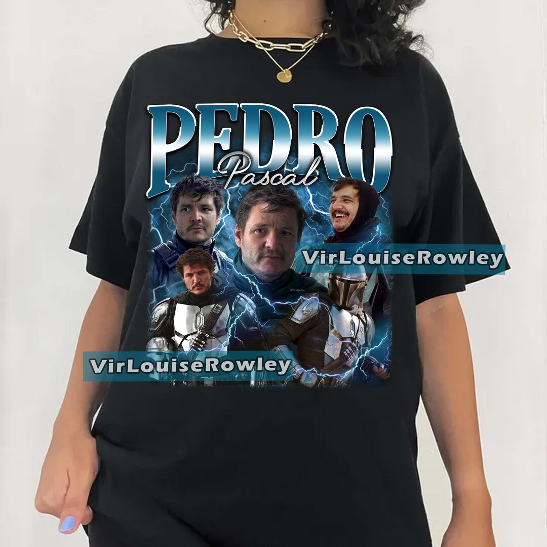 Vintage Pedro Pascal 90s Bootleg Shirt, Narco Pedro Pascal Shirt ...