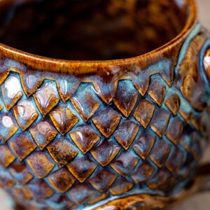 Ceramic Mug, Dragon Scale Mug, Handmade Pottery, Сauldron - Etsy