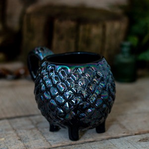 Ceramic Mug, Dragon Scale Mug, Handmade Pottery, Сauldron - Etsy