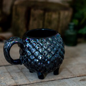 Ceramic Mug, Dragon Scale Mug, Handmade Pottery, Сauldron - Etsy