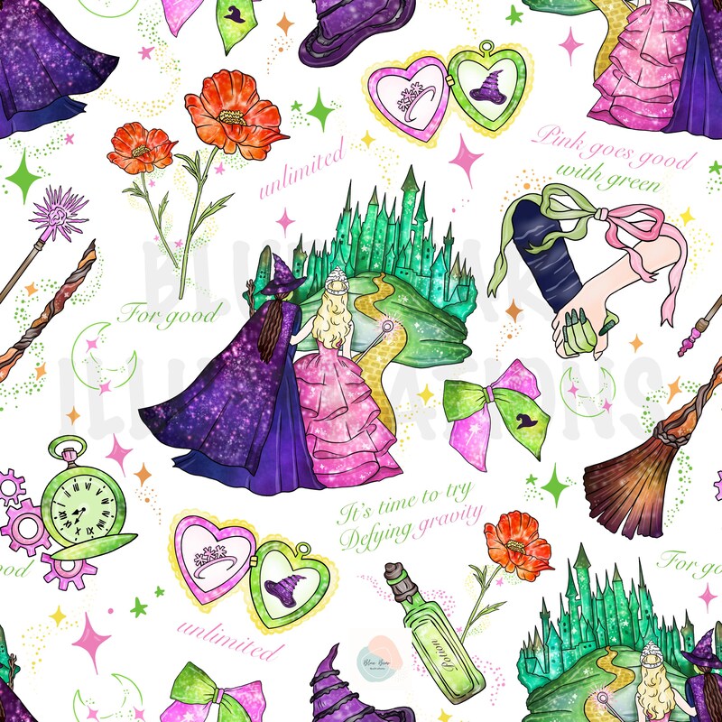 Wicked Movie Fabric - Etsy