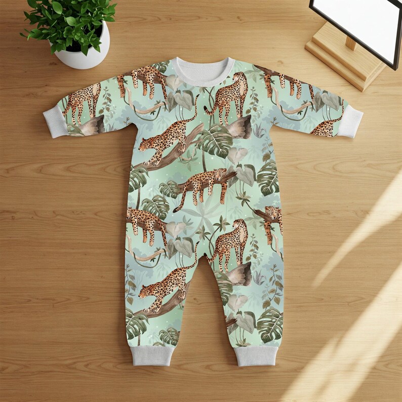 Jungle Seamless Pattern, Cheetah Seamless Pattern, Leopard Print ...