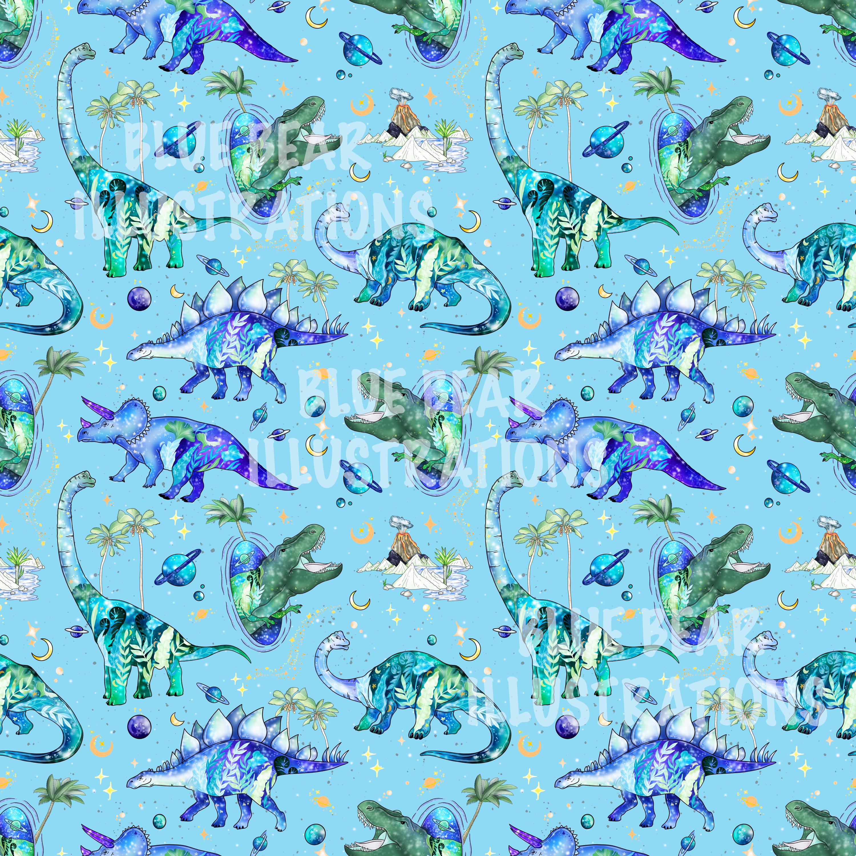 Dinosaurs Seamless, Jurassic Park Design, Dino Cute Prints, Instant ...