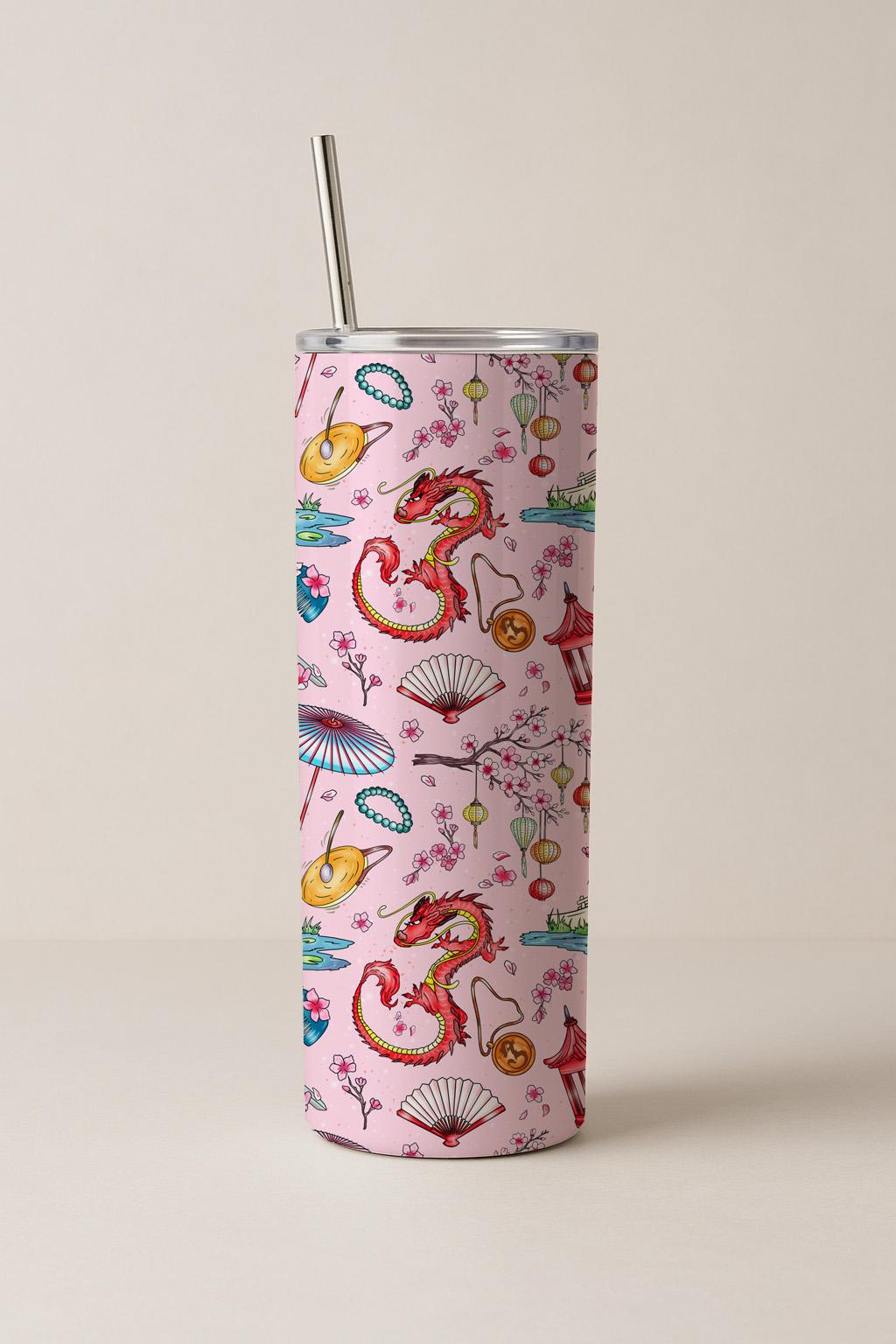 Mulan Seamless, Chinese Warrior Princess Seamless Pattern, Disney ...