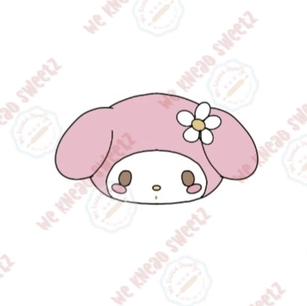 Sanrio Inspired My Melody Face Only Cookie Cutter - Etsy