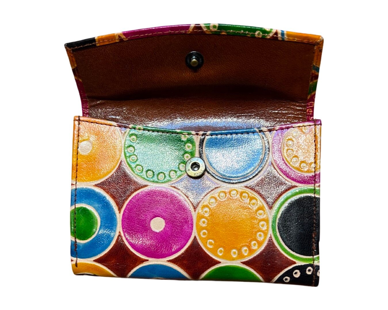 Masha Ethnic Indian Style Leather Wallet for Women - Etsy