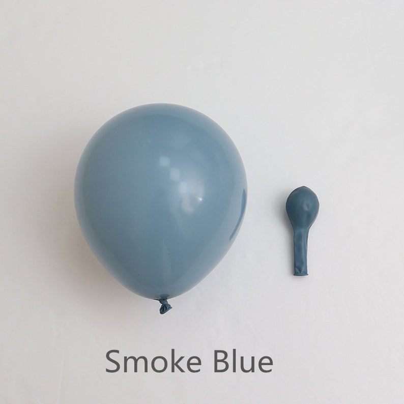 157pc Light Smoke White Blue Balloon Garland Arch Kit Baby Shower ...