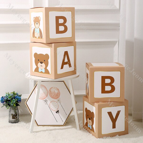 Baby Shower Blocks - Etsy