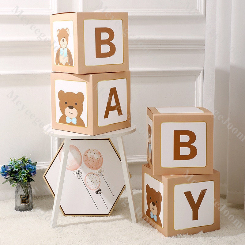 Baby Shower Blocks - Etsy