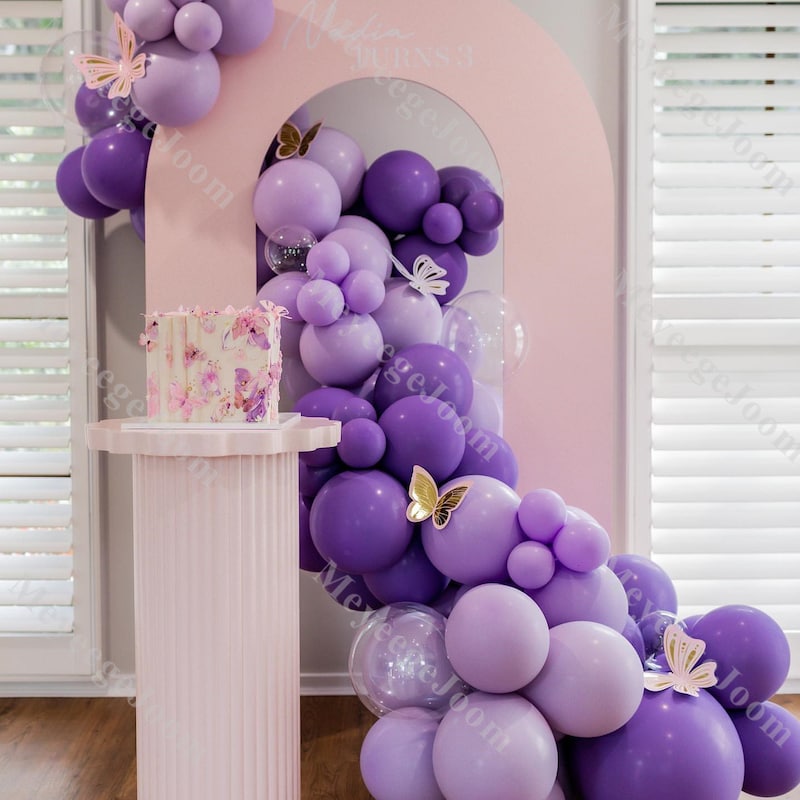 Purple Balloon Arch Kit - Etsy